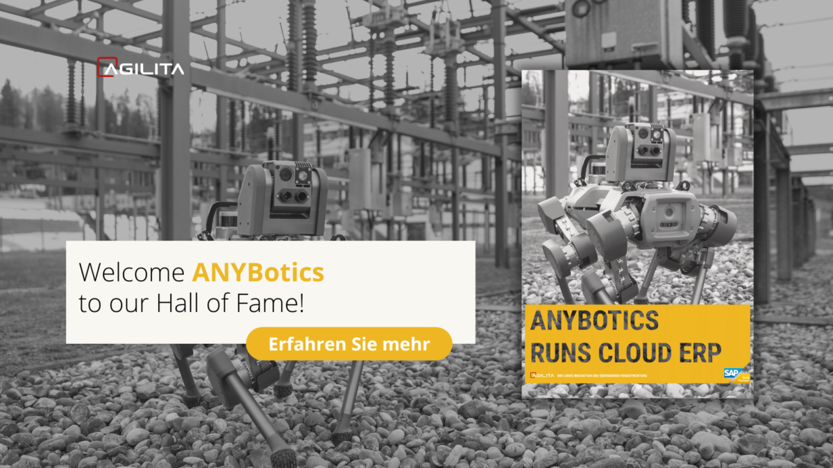 SAP Business ByDesign für das Start Up ANYbotics - AGILITA
