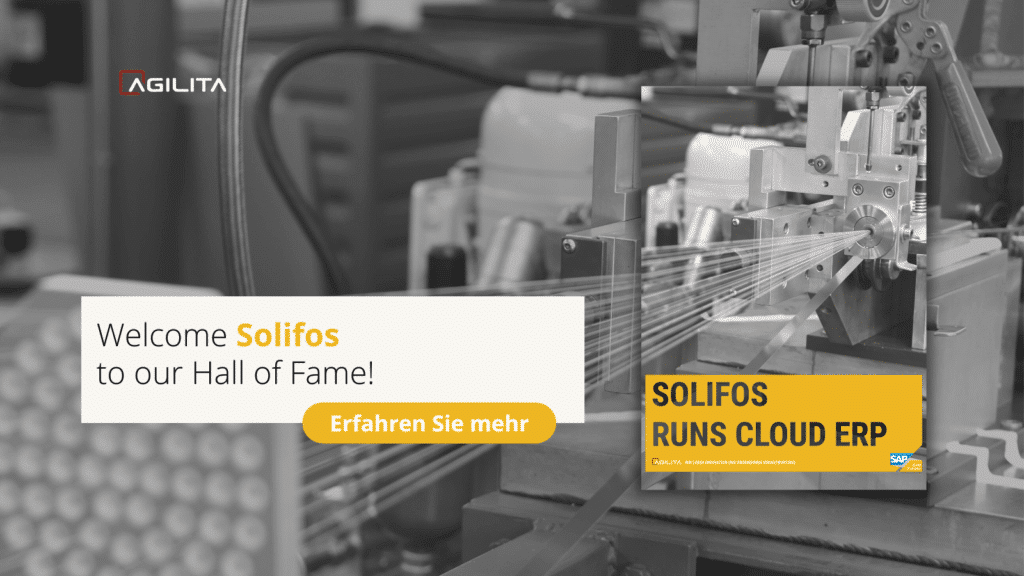 Solifos AG: From 0 to ERP - in just six weeks - AGILITA